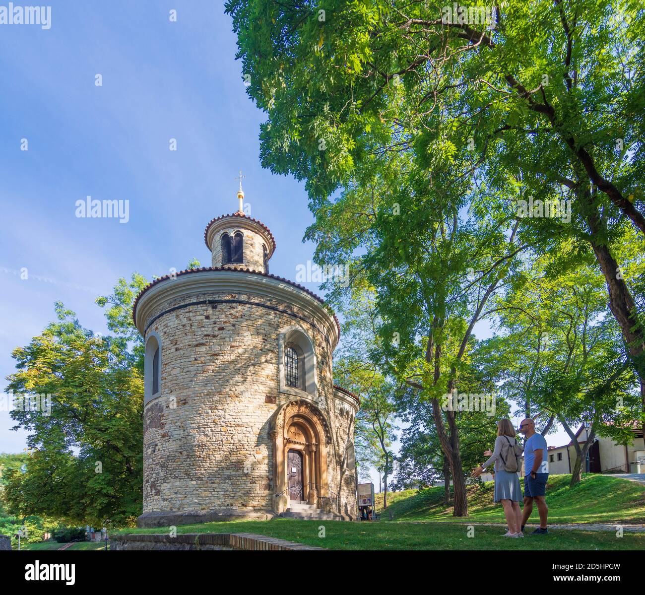 Praha: Oldest Rotunda of St. Martin from 11th century at Vysehrad ...
