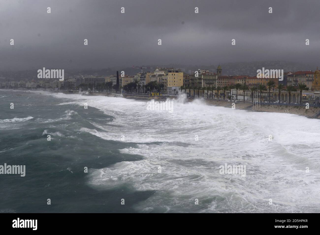 October 2nd, 2020 The storm Alex in the south of France Stock Photo - Alamy