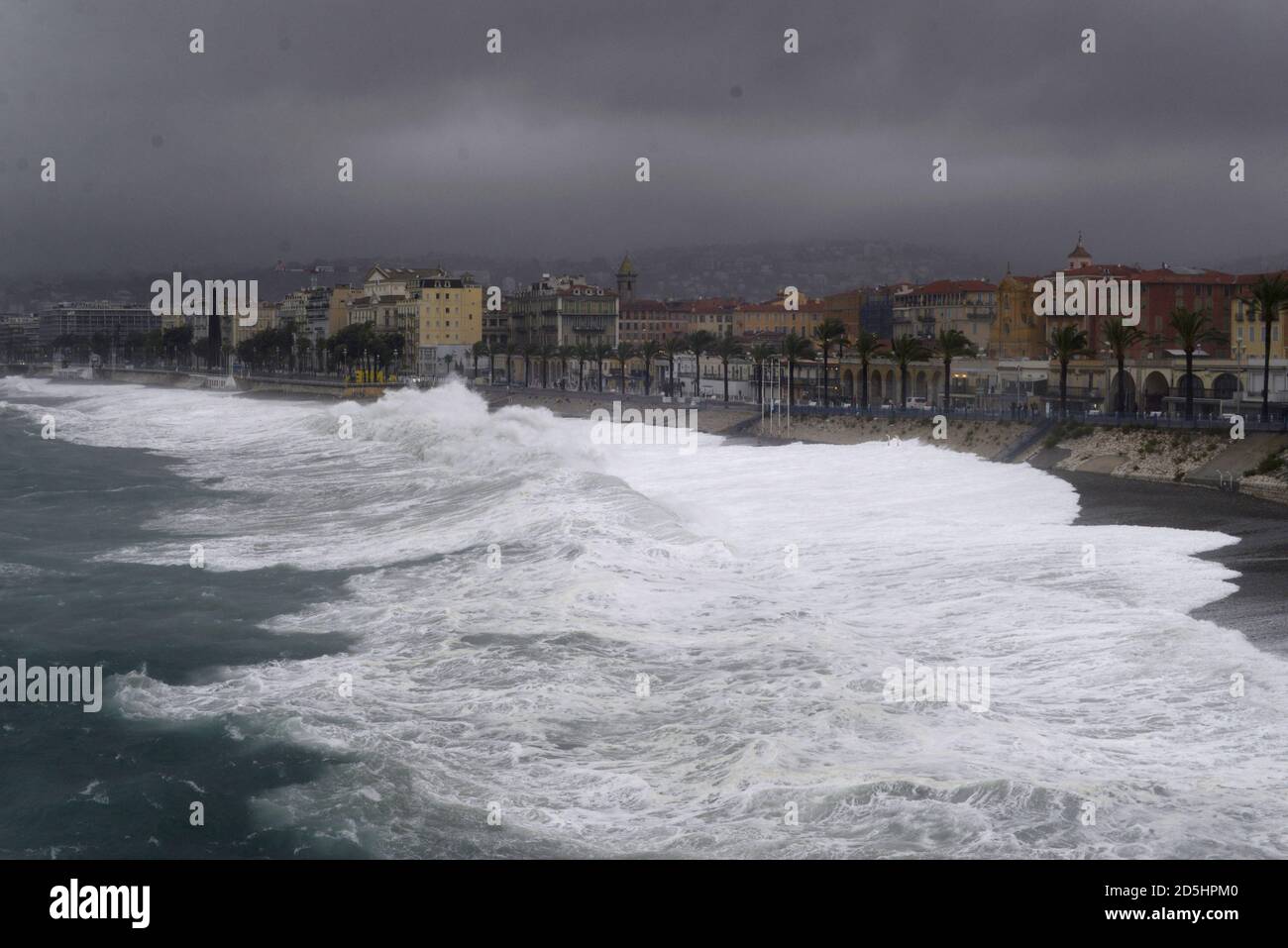 October 2nd, 2020 The storm Alex in the south of France Stock Photo - Alamy