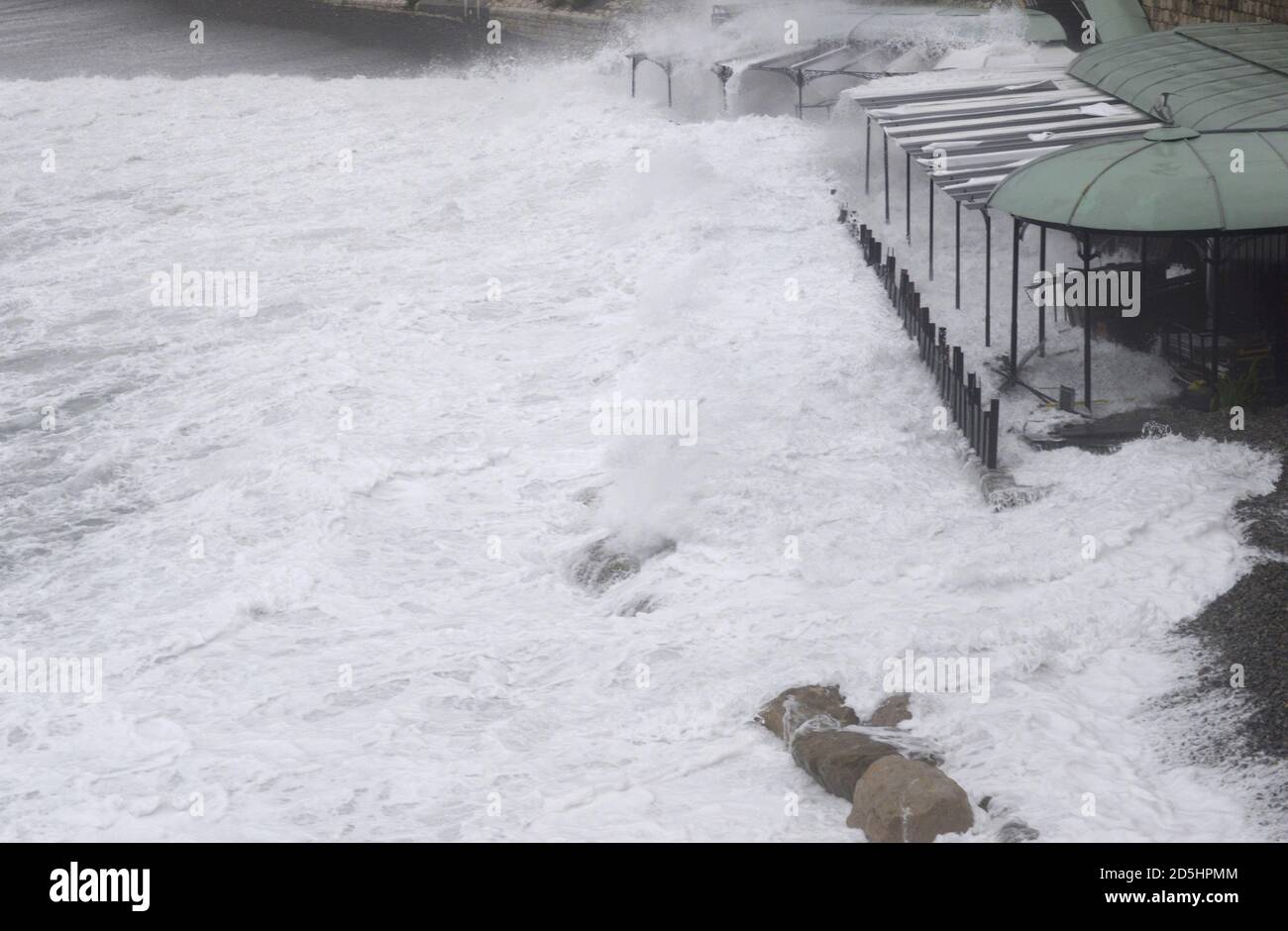 October 2nd, 2020 The storm Alex in the south of France Stock Photo - Alamy