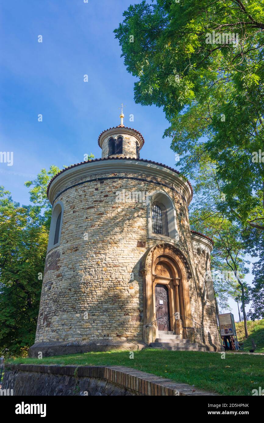 Praha: Oldest Rotunda of St. Martin from 11th century at Vysehrad ...
