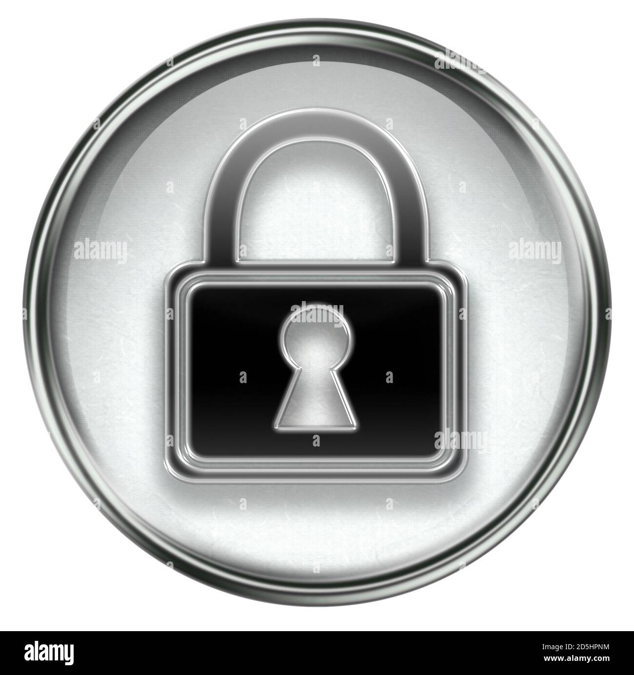 Open Lock Icon Grey