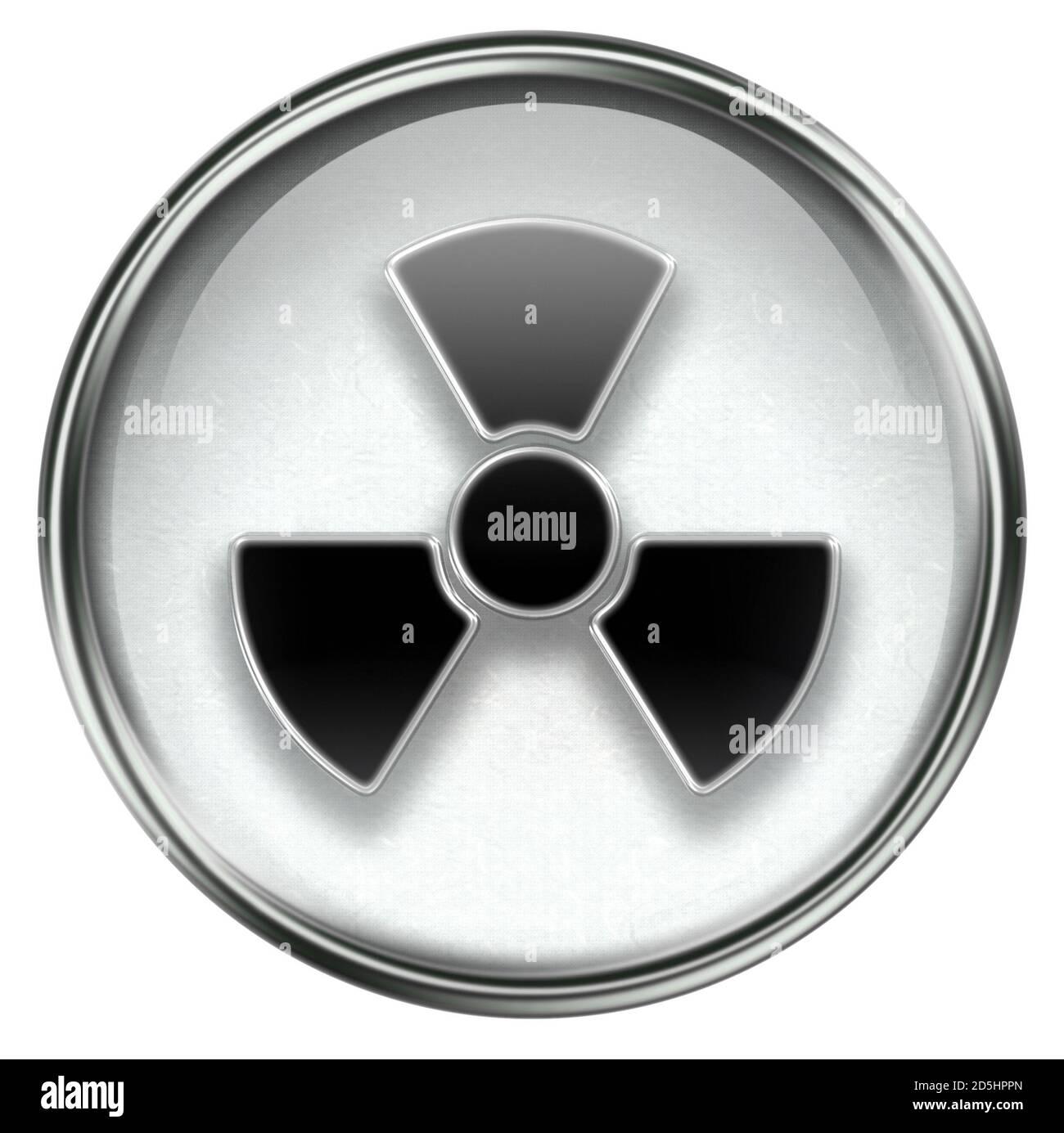 Radioactive icon grey Stock Photo - Alamy