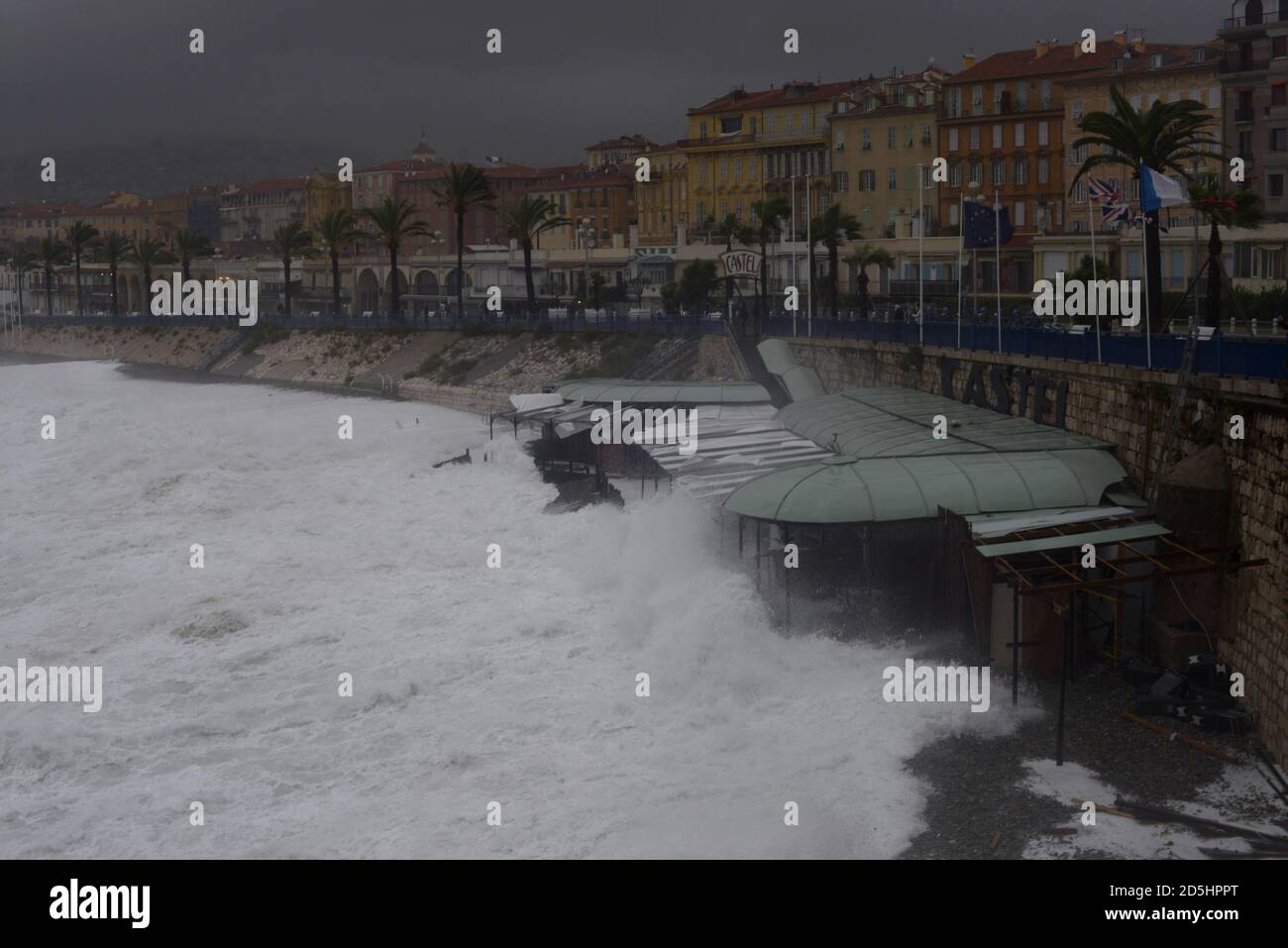 October 2nd, 2020 The storm Alex in the south of France Stock Photo - Alamy