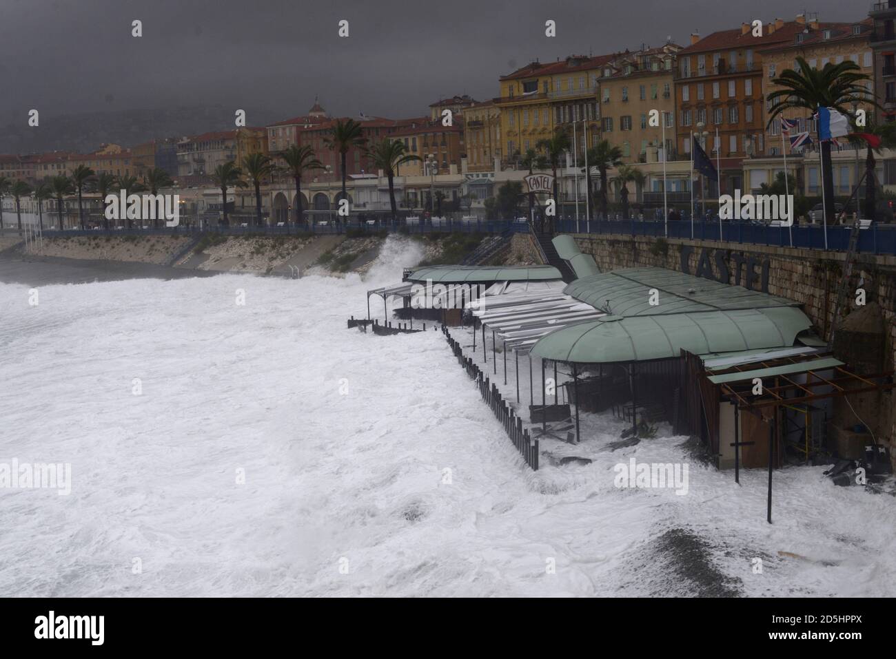 October 2nd, 2020 The storm Alex in the south of France Stock Photo - Alamy