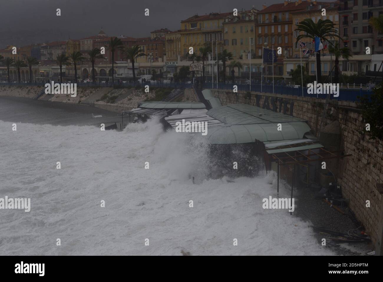 October 2nd, 2020 The storm Alex in the south of France Stock Photo - Alamy