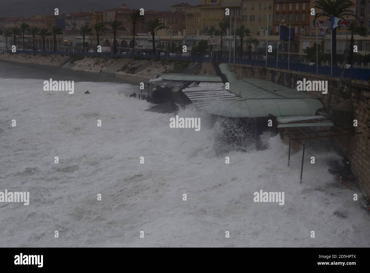 October 2nd, 2020 The storm Alex in the south of France Stock Photo - Alamy