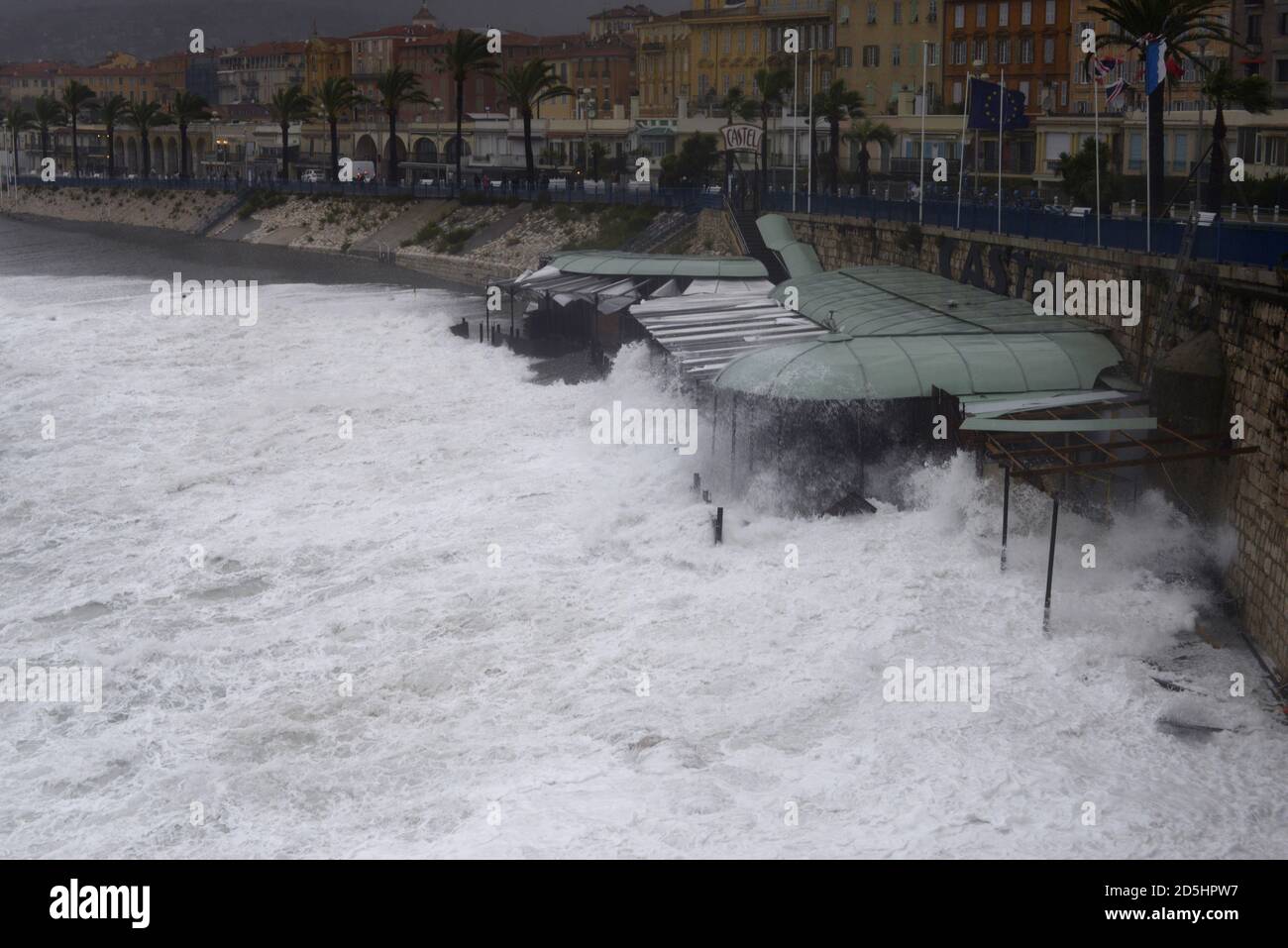 October 2nd, 2020 The storm Alex in the south of France Stock Photo - Alamy