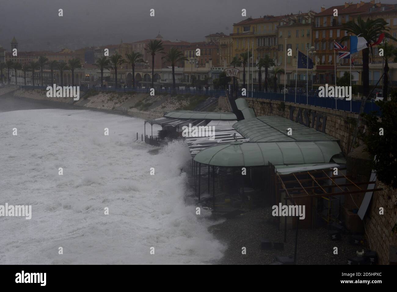 October 2nd, 2020 The storm Alex in the south of France Stock Photo - Alamy