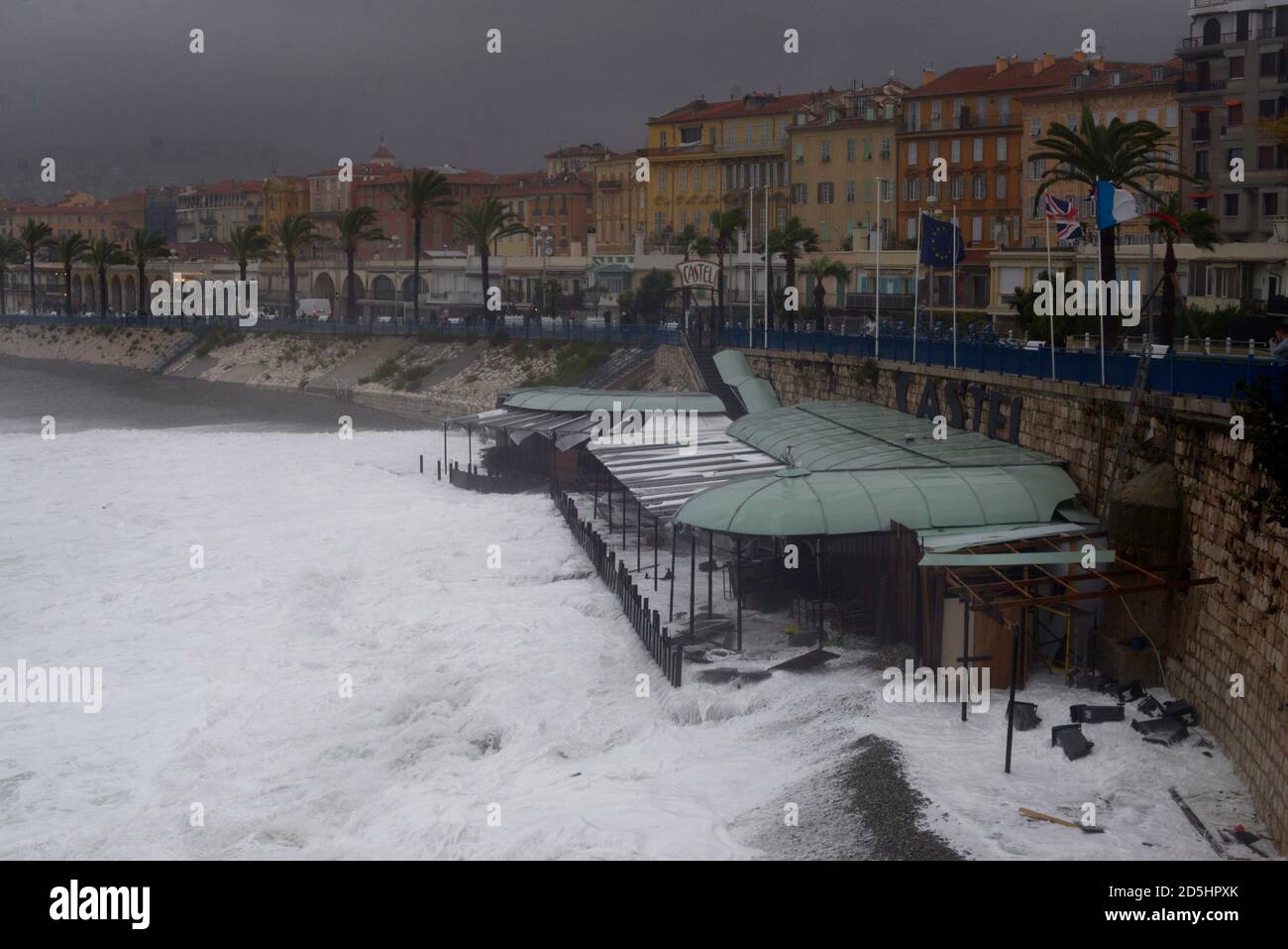 October 2nd, 2020 The storm Alex in the south of France Stock Photo - Alamy