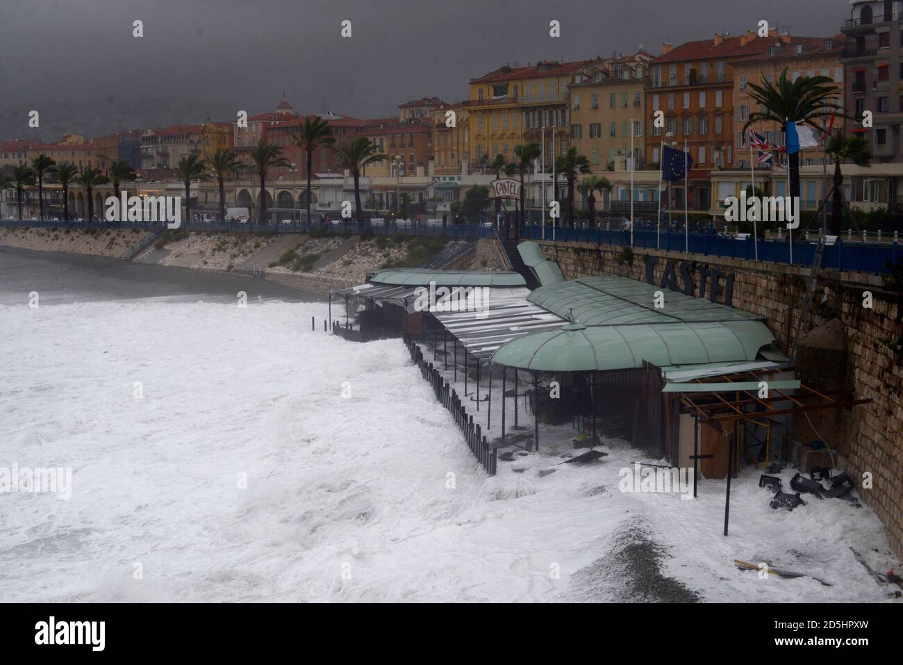 October 2nd, 2020 The storm Alex in the south of France Stock Photo - Alamy
