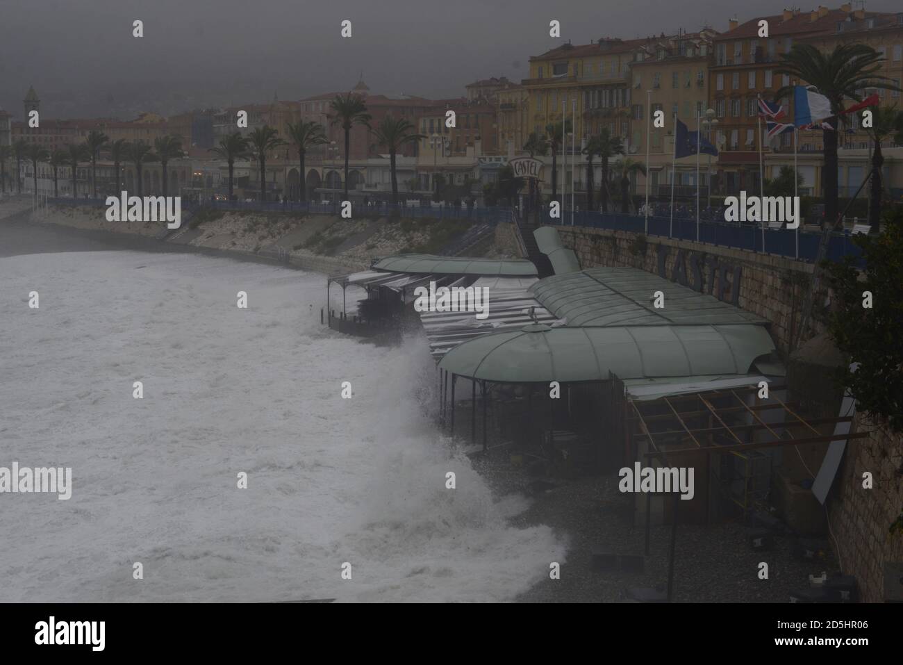 October 2nd, 2020 The storm Alex in the south of France Stock Photo - Alamy