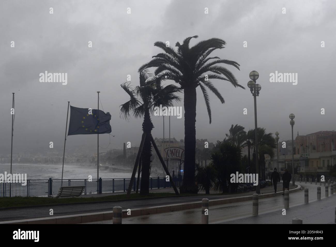October 2nd, 2020 The storm Alex in the south of France Stock Photo - Alamy