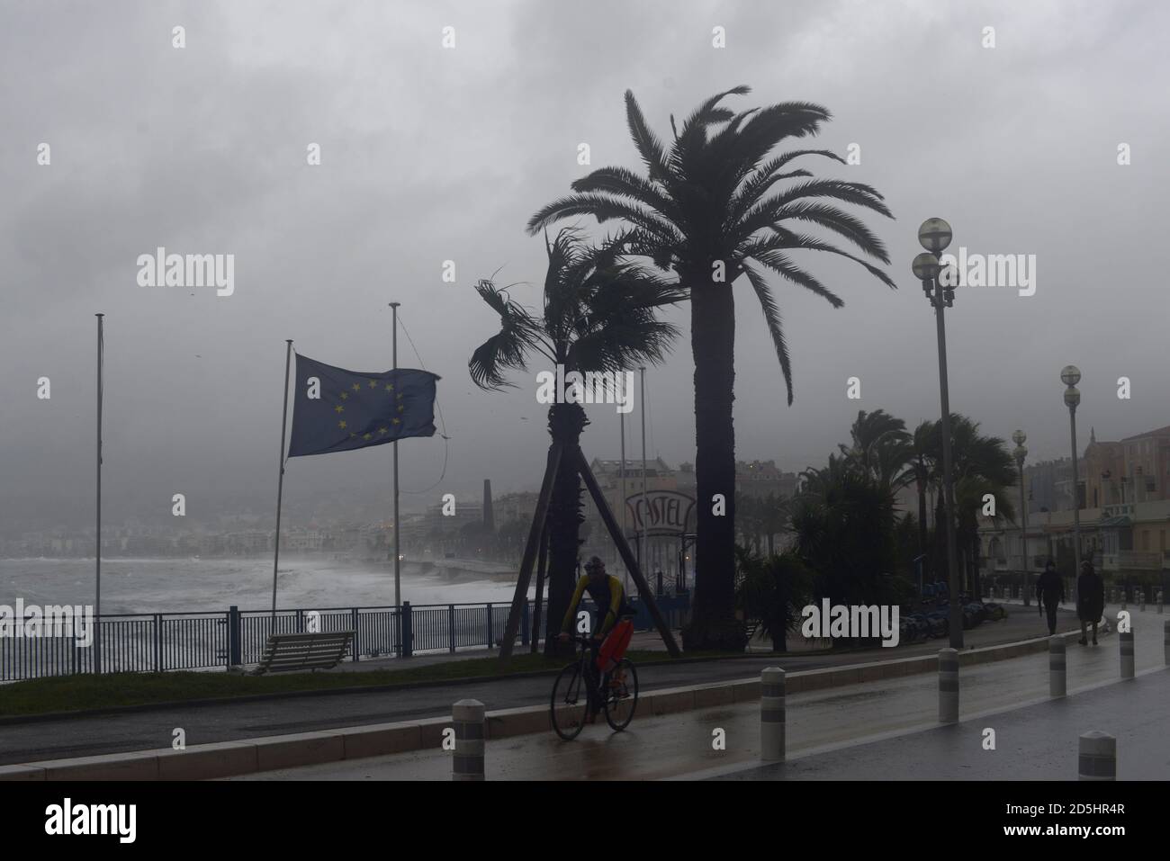 October 2nd, 2020 The storm Alex in the south of France Stock Photo - Alamy
