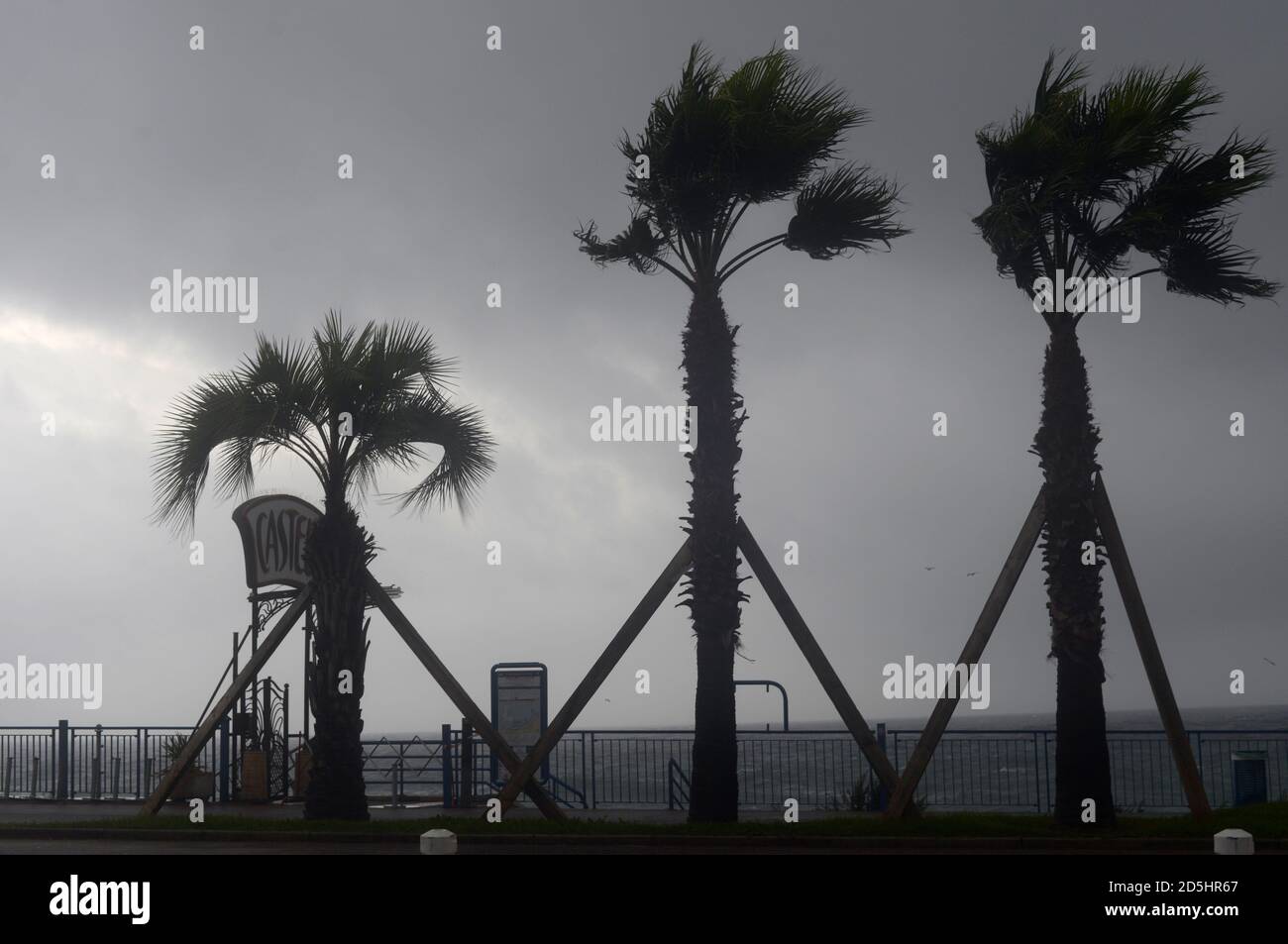 October 2nd, 2020 The storm Alex in the south of France Stock Photo - Alamy