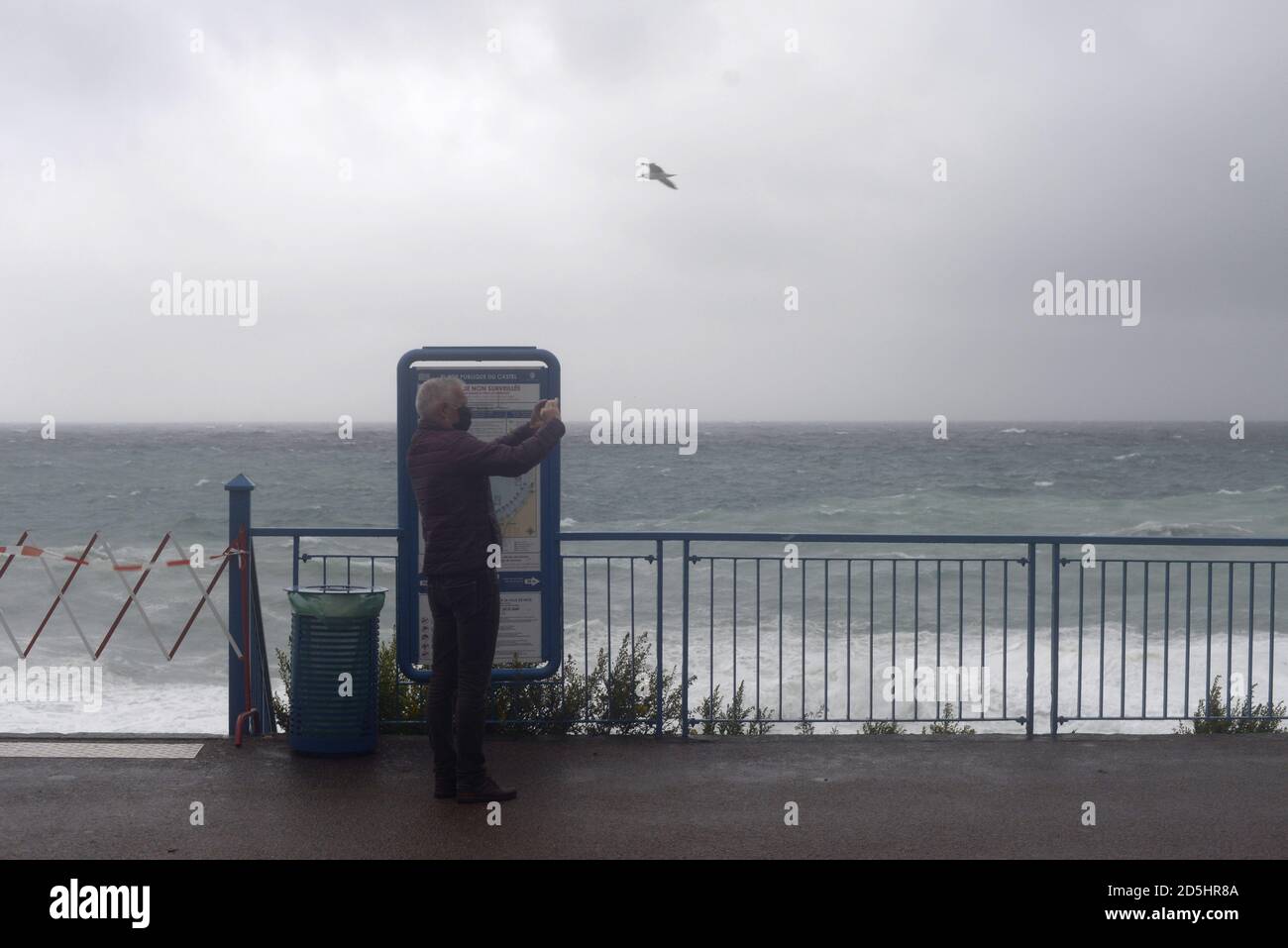 October 2nd, 2020 The storm Alex in the south of France Stock Photo - Alamy