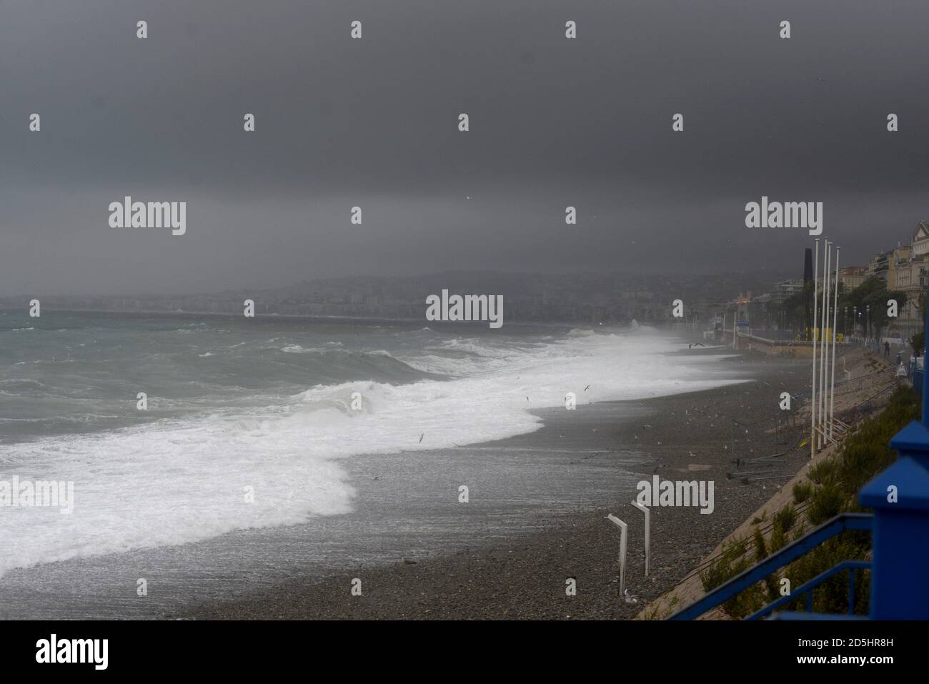 October 2nd, 2020 The storm Alex in the south of France Stock Photo - Alamy