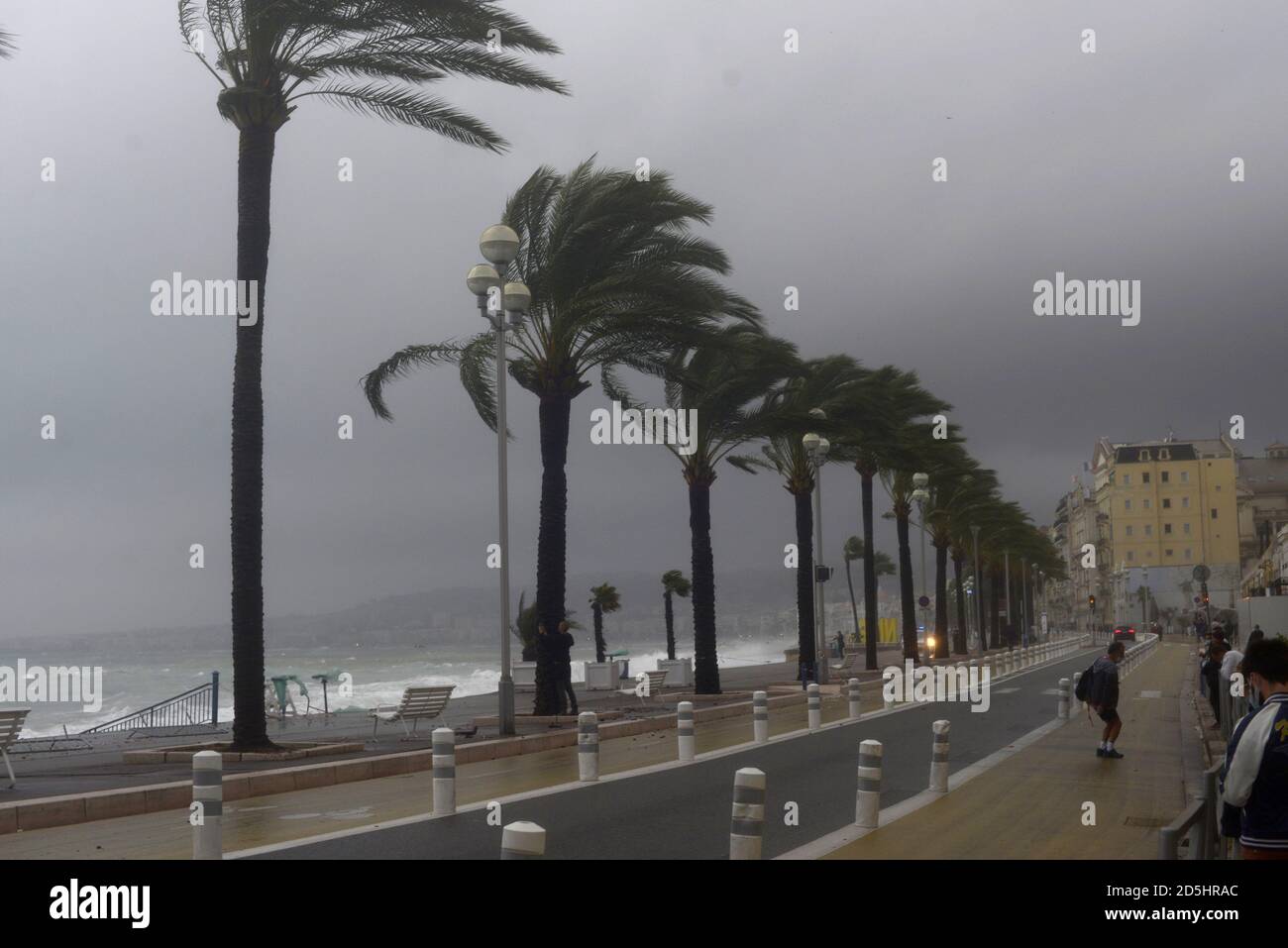 October 2nd, 2020 The storm Alex in the south of France Stock Photo - Alamy