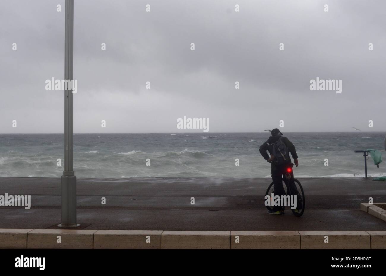 October 2nd, 2020 The storm Alex in the south of France Stock Photo - Alamy