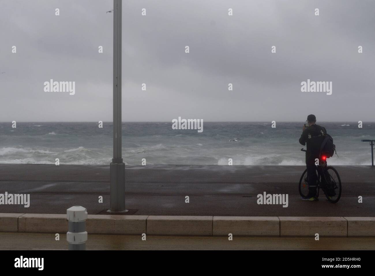 October 2nd, 2020 The storm Alex in the south of France Stock Photo - Alamy