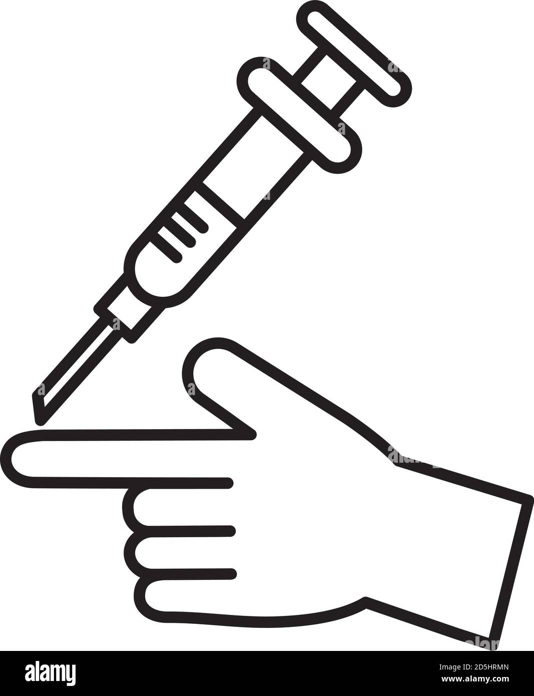 Hand injection Black and White Stock Photos & Images - Alamy