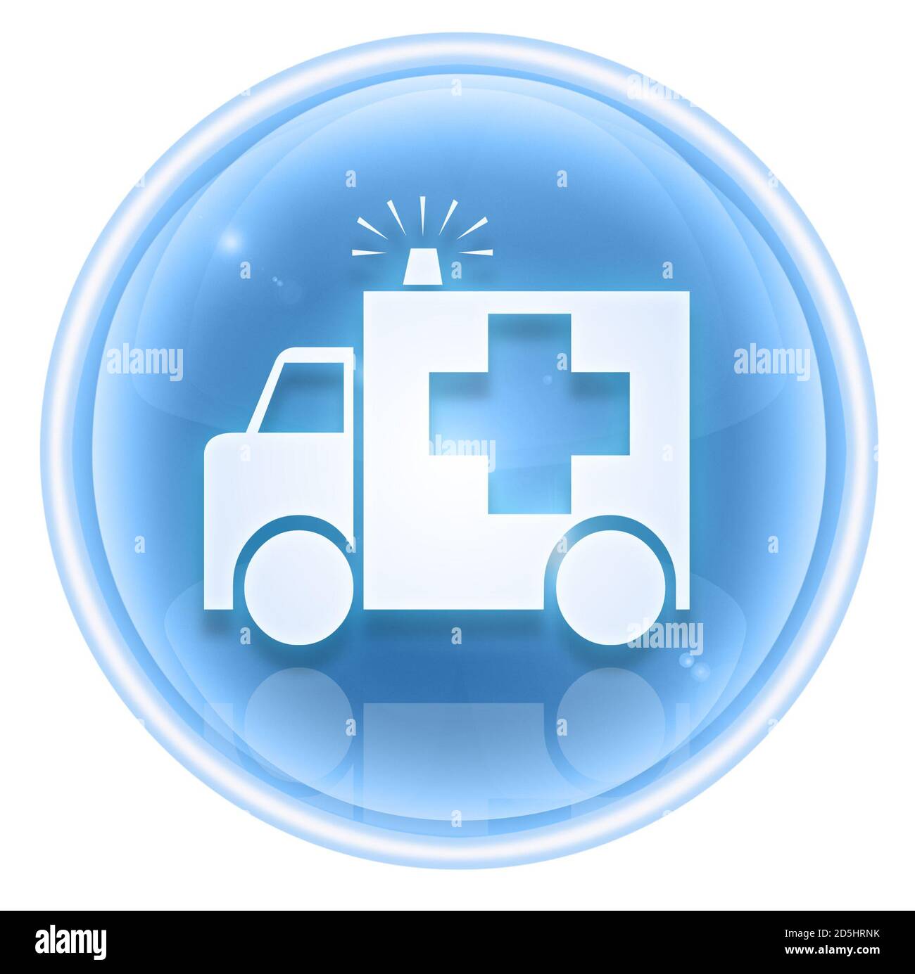 First aid icon ice, isolated on white background Stock Photo - Alamy