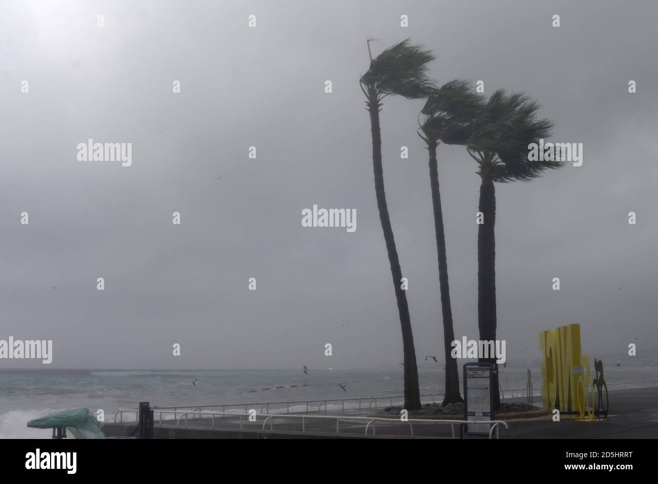 October 2nd, 2020 The storm Alex in the south of France Stock Photo - Alamy