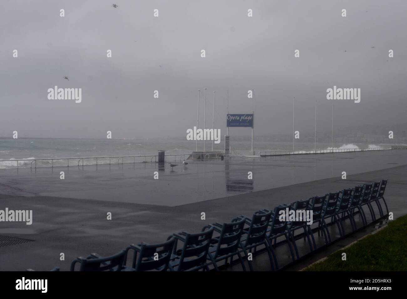 October 2nd, 2020 The storm Alex in the south of France Stock Photo - Alamy