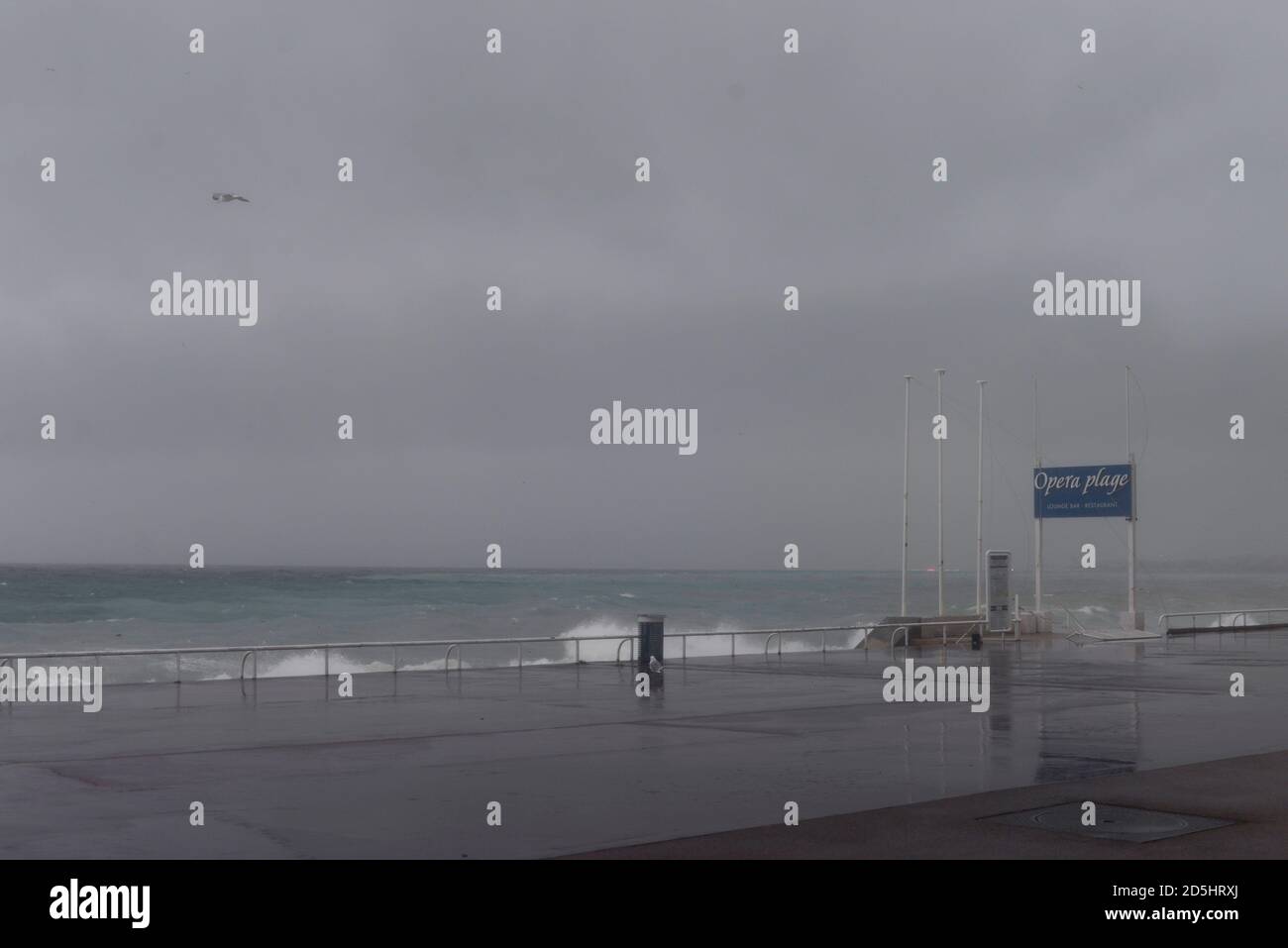 October 2nd, 2020 The storm Alex in the south of France Stock Photo - Alamy