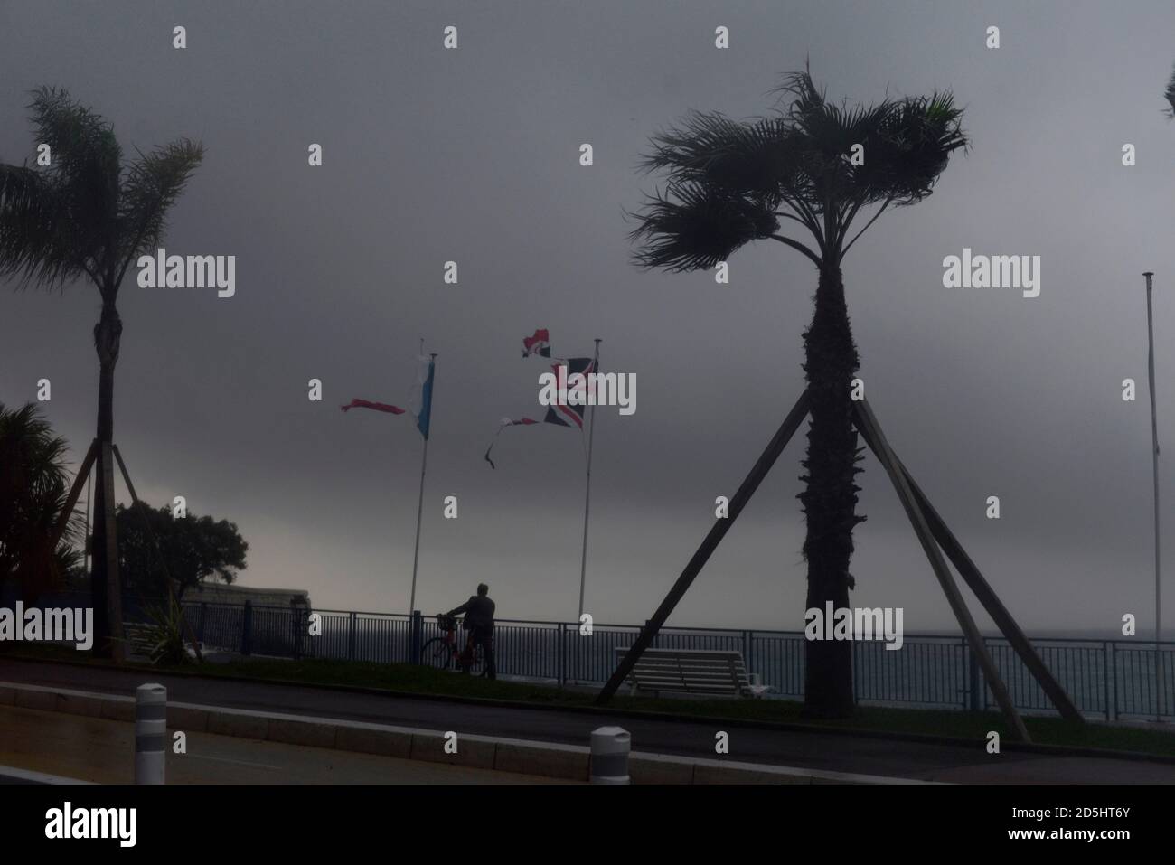 October 2nd, 2020 The storm Alex in the south of France Stock Photo - Alamy