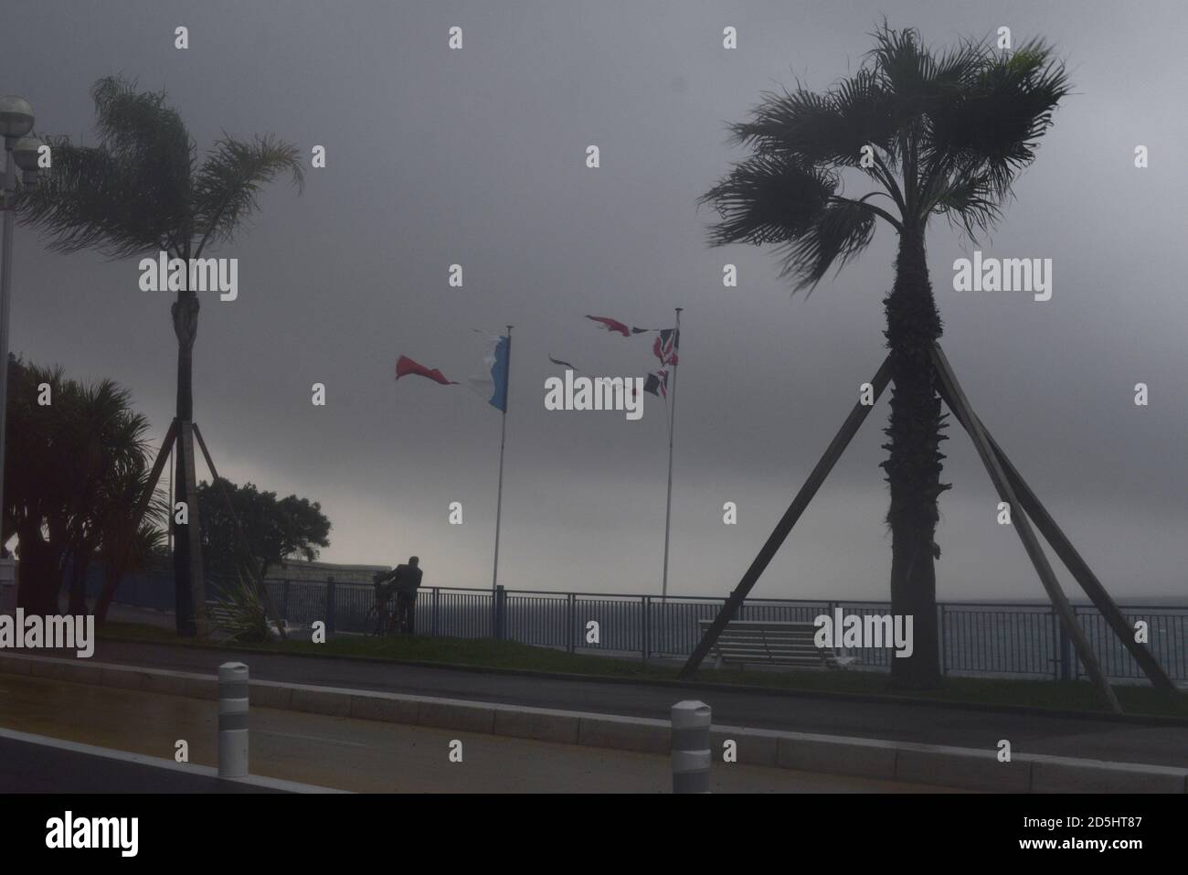 October 2nd, 2020 The storm Alex in the south of France Stock Photo - Alamy