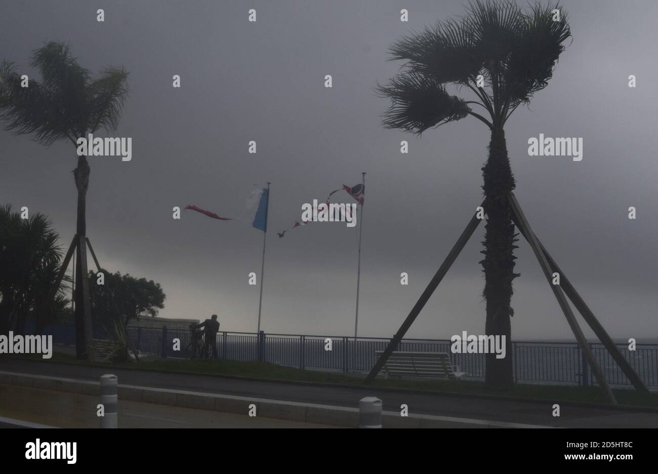 October 2nd, 2020 The storm Alex in the south of France Stock Photo - Alamy