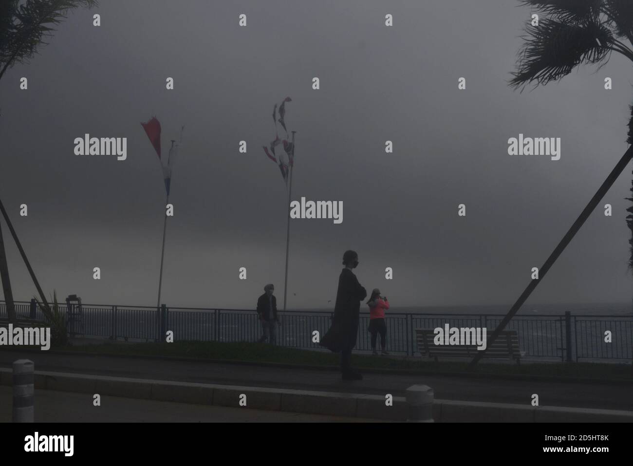 October 2nd, 2020 The storm Alex in the south of France Stock Photo - Alamy