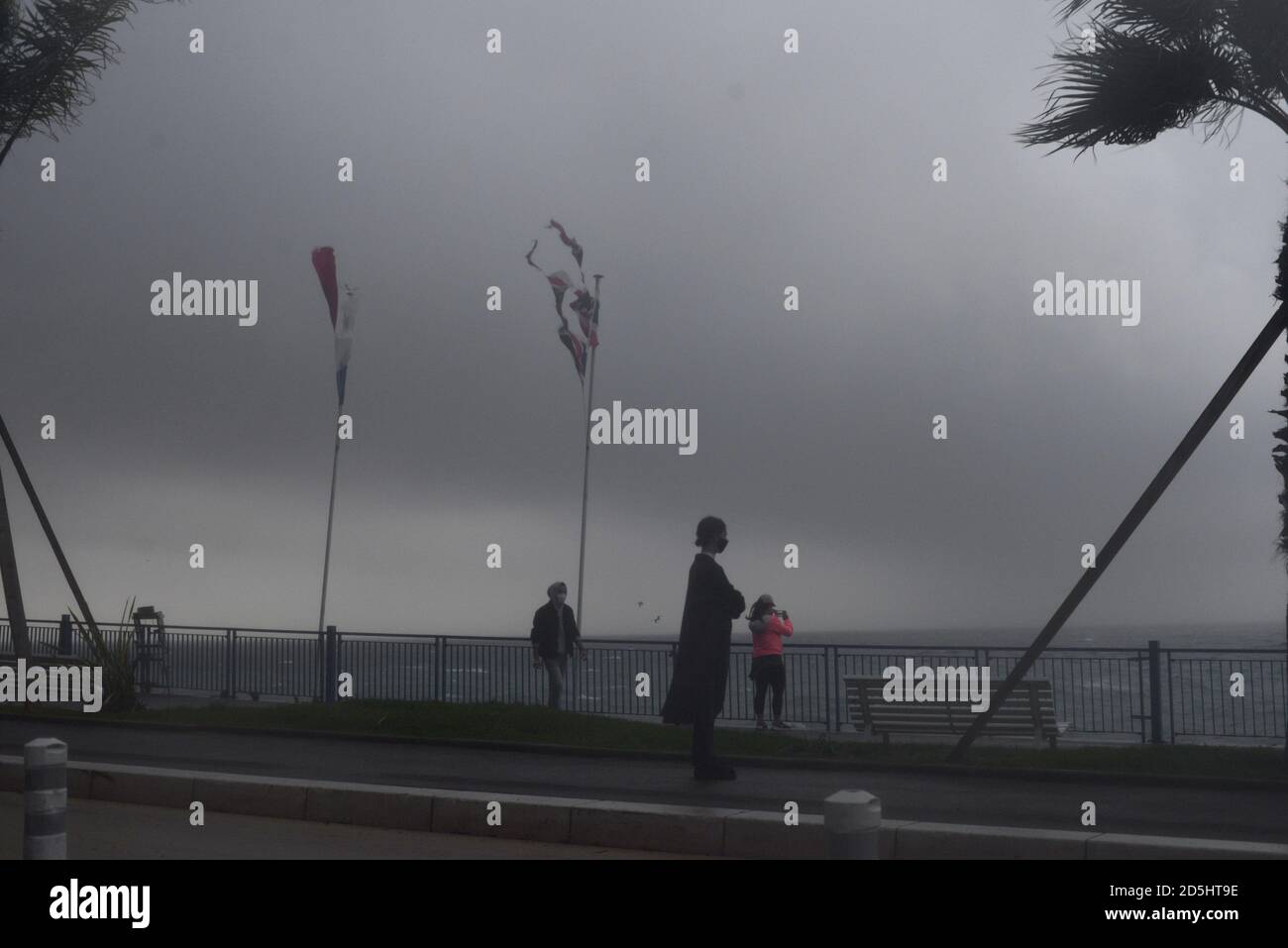 October 2nd, 2020 The storm Alex in the south of France Stock Photo - Alamy