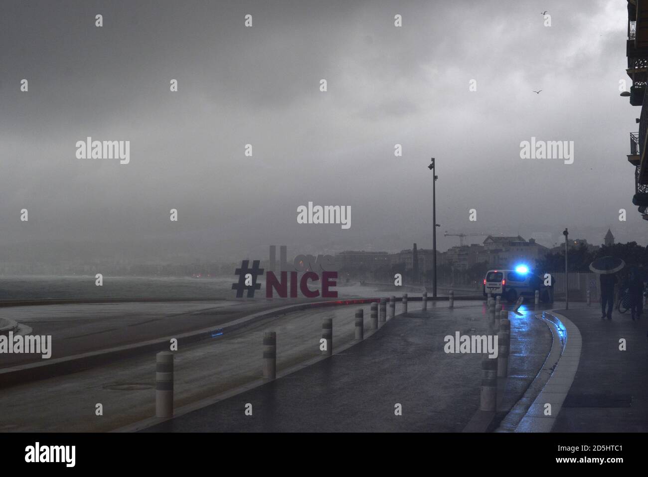 October 2nd, 2020 The storm Alex in the south of France Stock Photo - Alamy