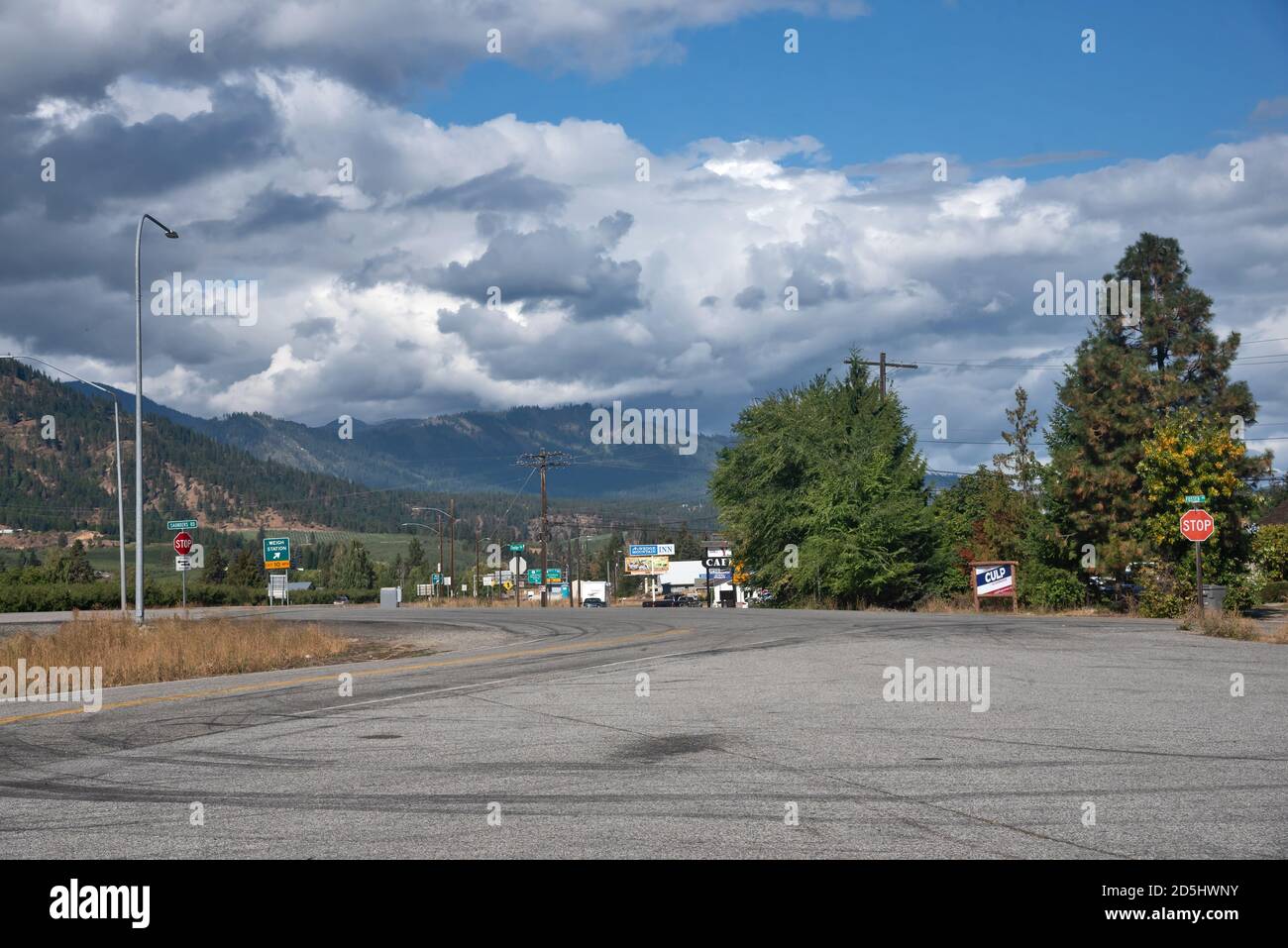 Highway, Washington state, USA Stock Photo - Alamy