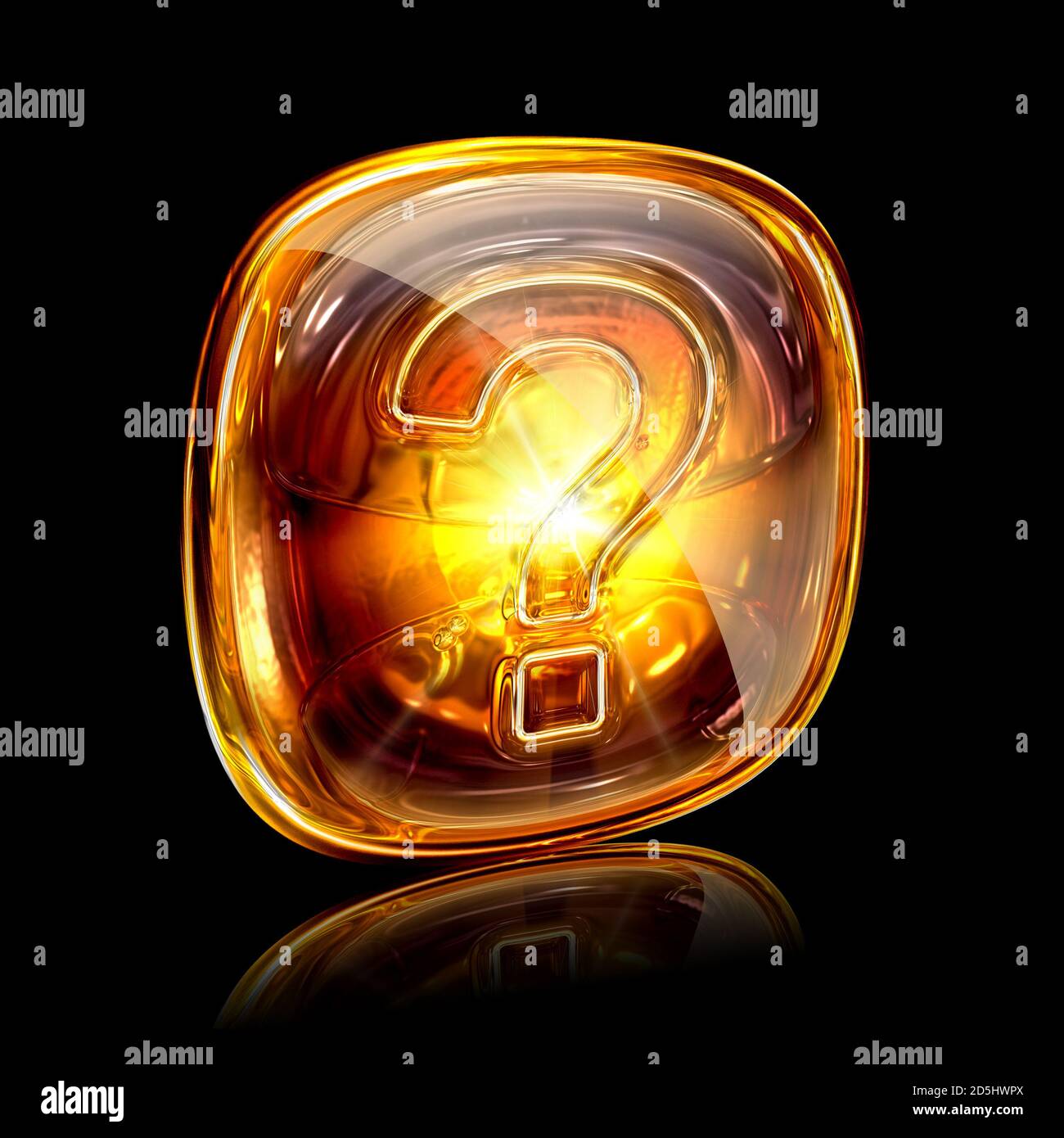 Gold question mark symbol hi-res stock photography and images - Alamy