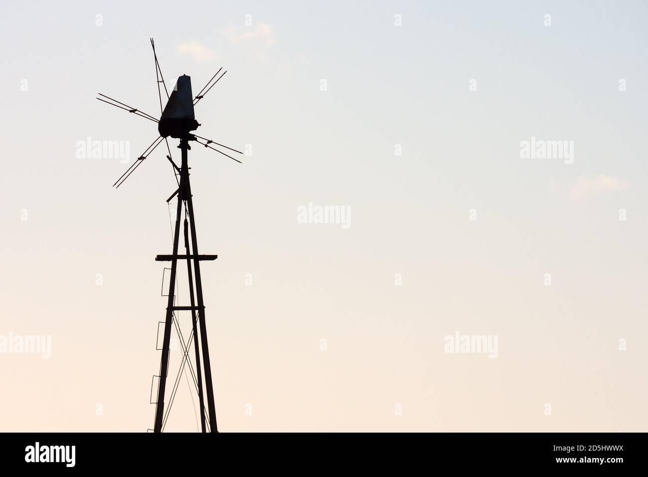 Classic Vintage Windmill Building Stock Photo - Alamy