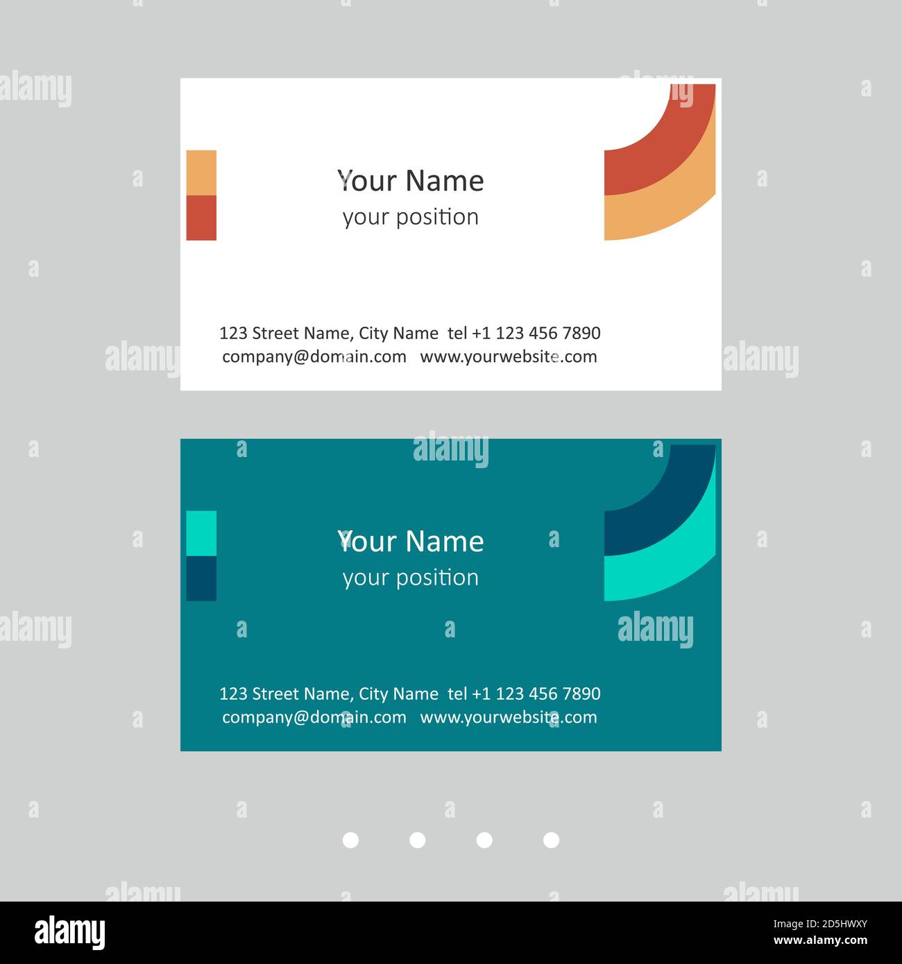 Attractive visiting card design hi-res stock photography and images - Alamy