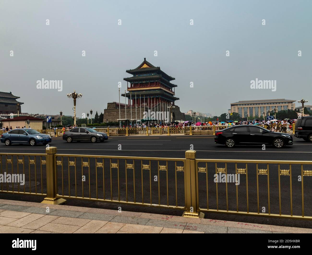 Beijing China Tienanmen Square Monument to the People's Heroes Stock ...