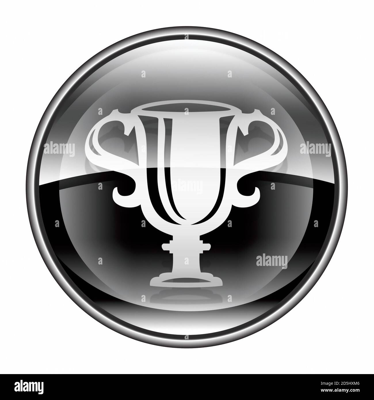 Cup icon black, isolated on white background Stock Photo - Alamy