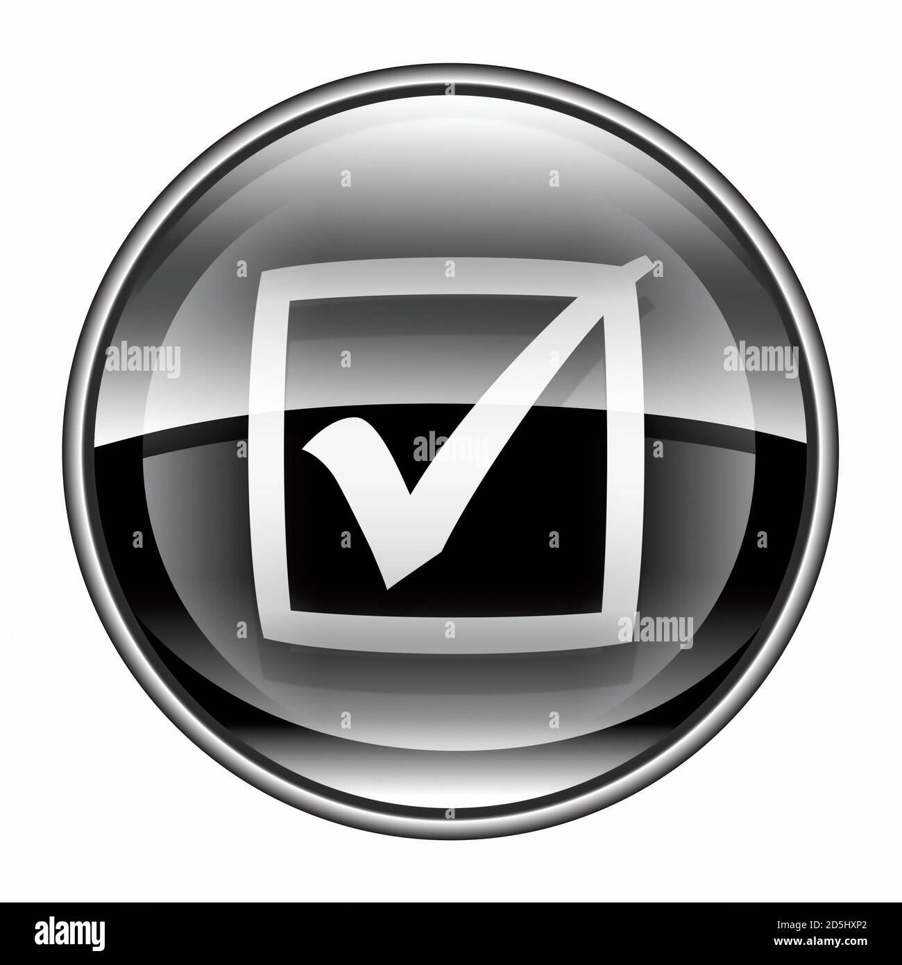 Black checkmark hi-res stock photography and images - Alamy