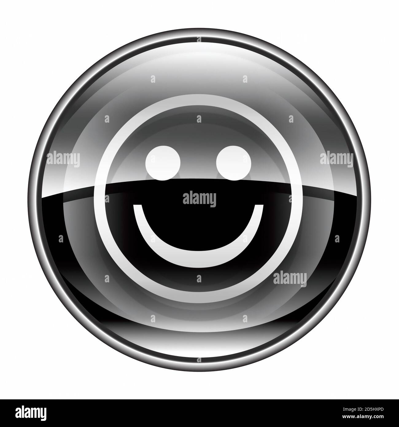 Black emoticon hi-res stock photography and images - Alamy