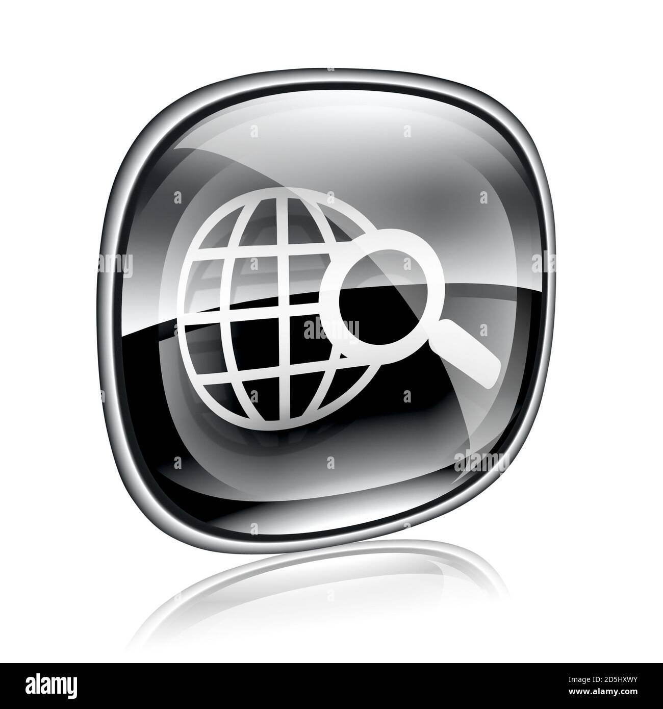 Transparent globe icon hi-res stock photography and images - Alamy