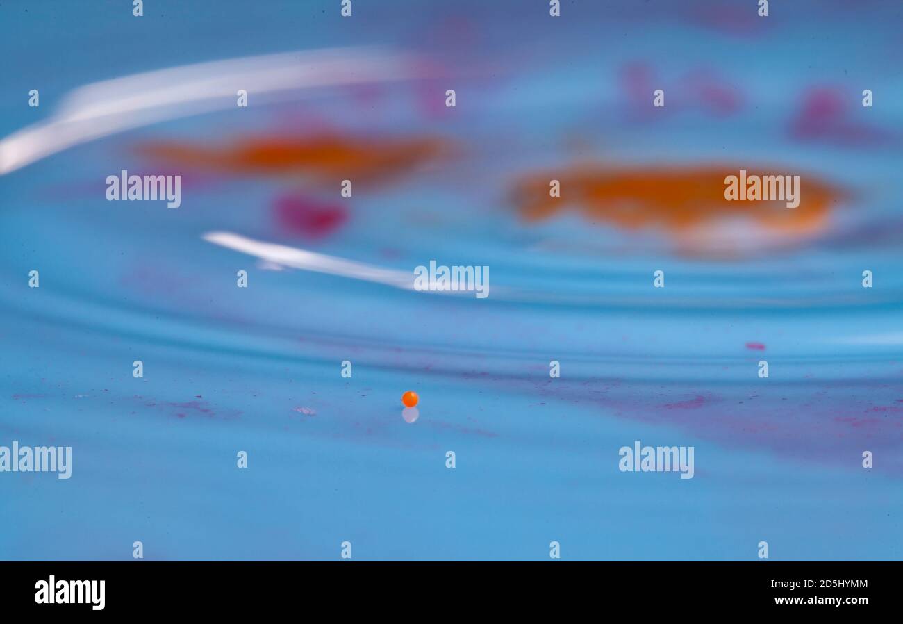 Paint splatter bubbles background hi-res stock photography and images ...