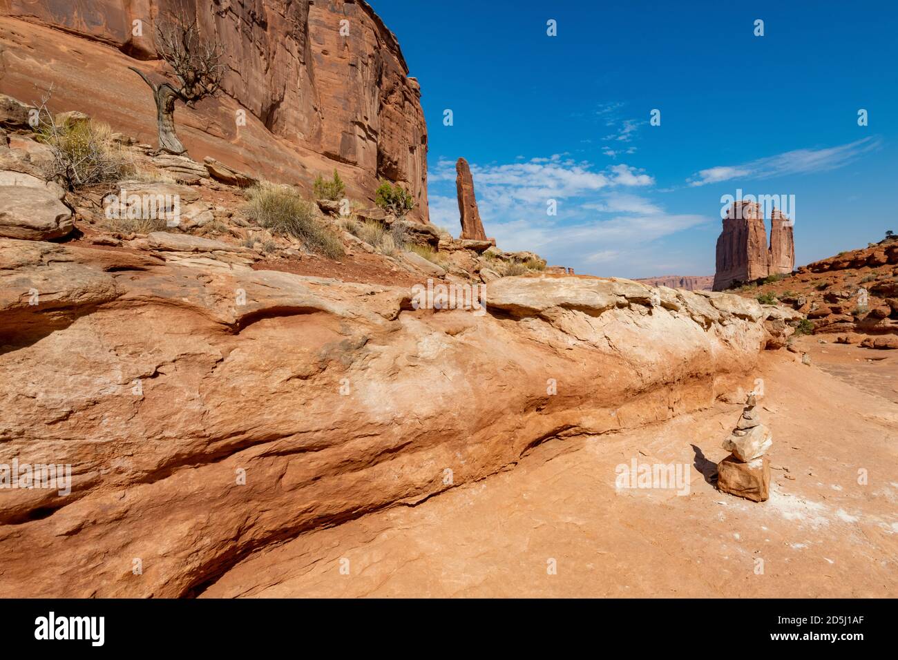 Arches National Park in October sunshine Stock Photo - Alamy