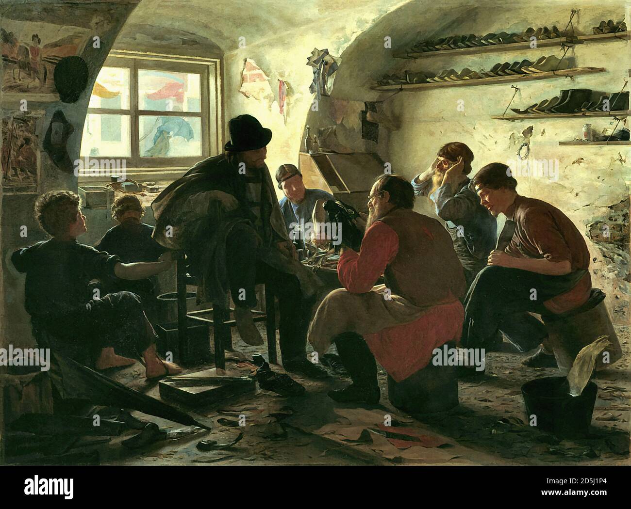 Shoemaker 19th century hi-res stock photography and images - Alamy