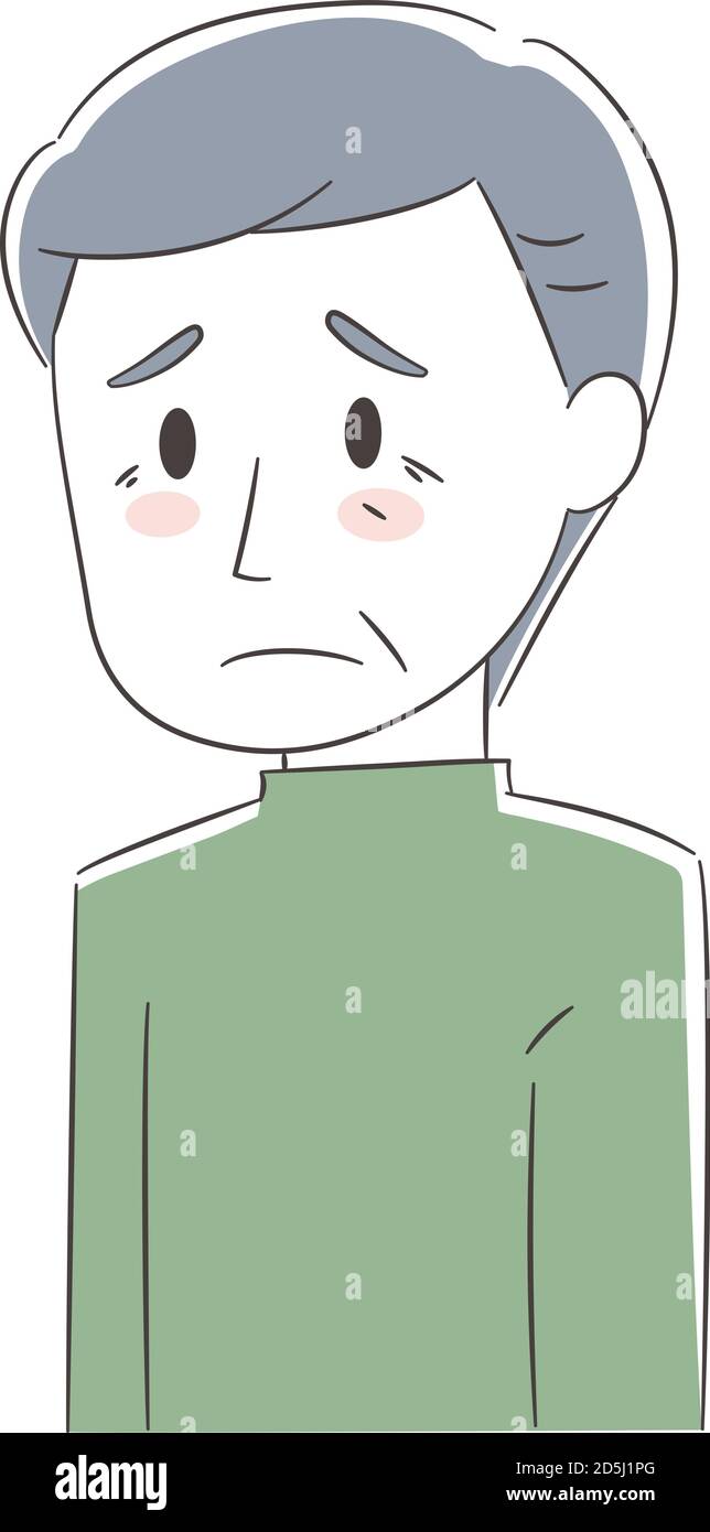 Exhausted unfortunate Stock Vector Images - Alamy