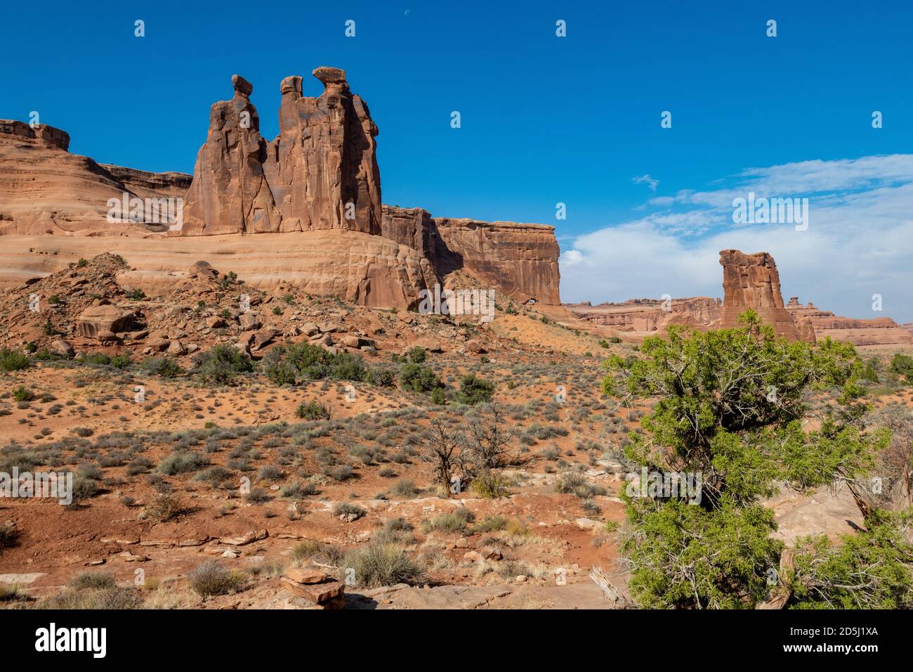 Arches National Park in October sunshine Stock Photo - Alamy