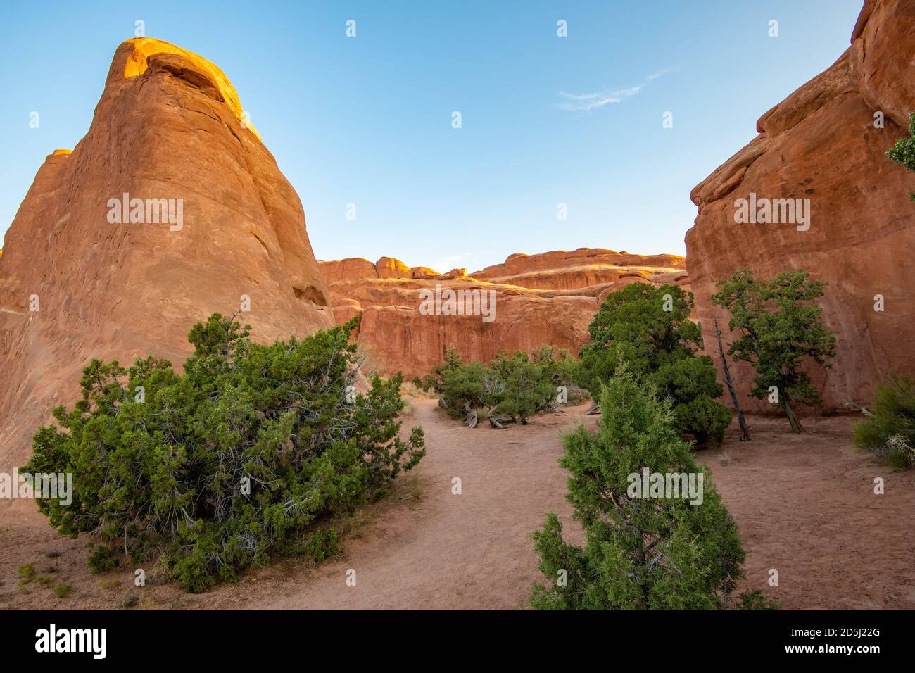 Arches National Park in October sunshine Stock Photo - Alamy